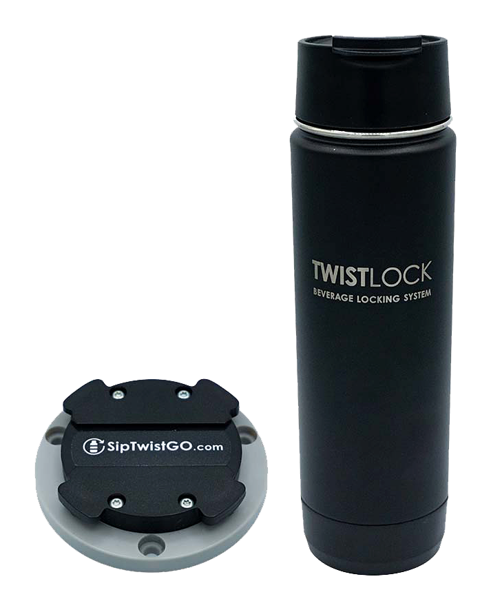 TwistLock Beverage Locking System Mini Disc Locking Base and Canteen ...